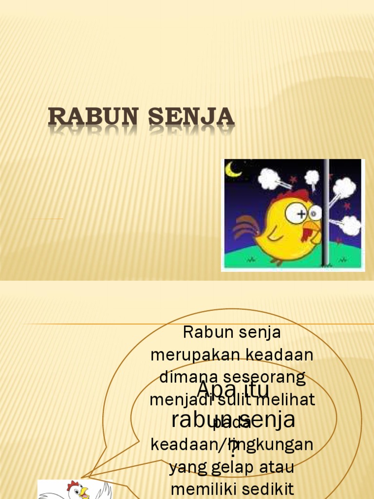 Penyuluhan Mata Rabun Senja | PDF