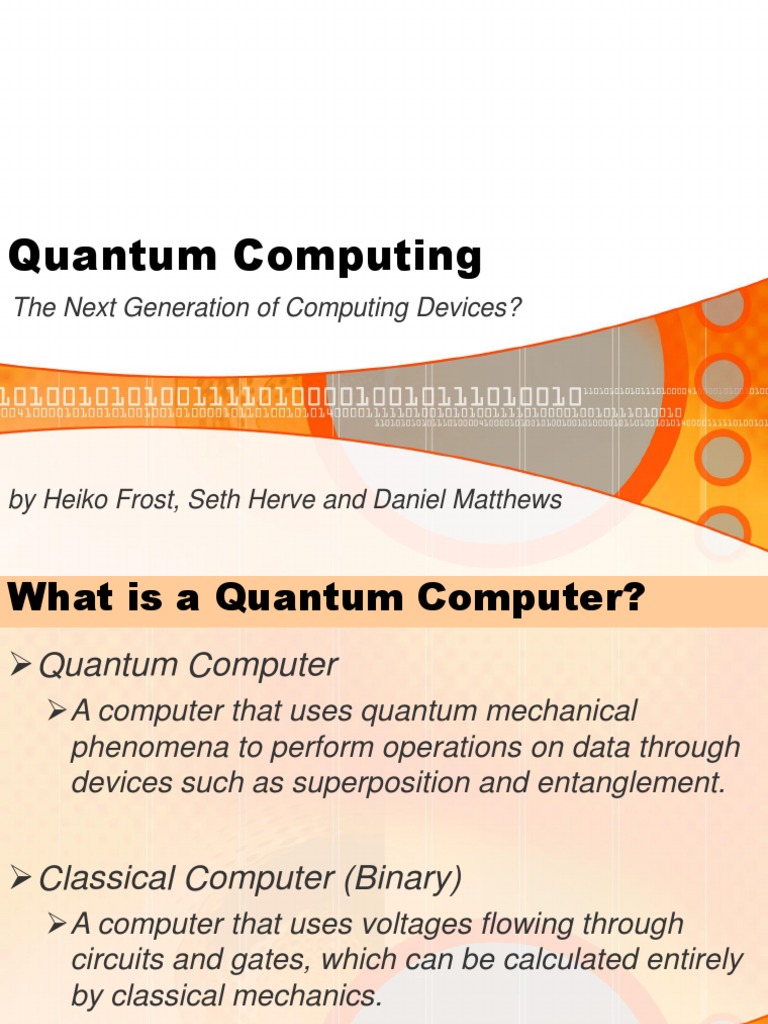 Quantum Computing | PDF | Business