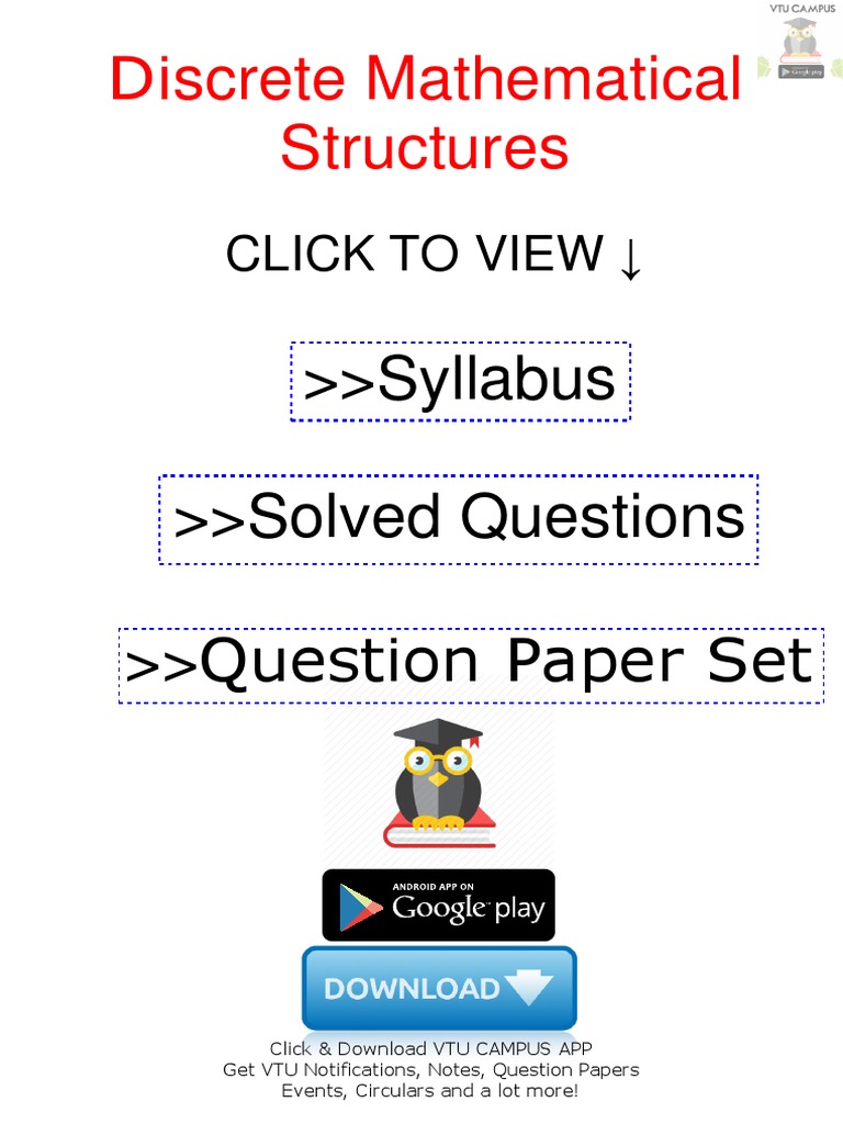 Discrete Mathematical Structures | PDF | Mathematical Proof | Logic