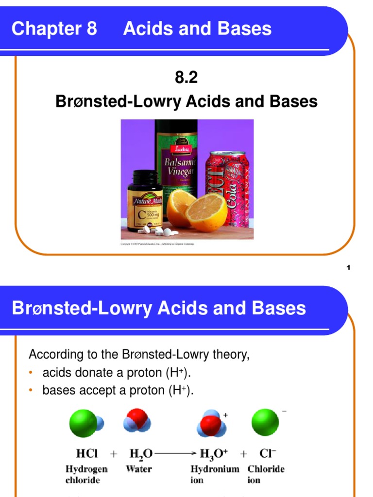 An Introduction to Brønsted-Lowry Acids and Bases, Conjugate Acid-Base ...