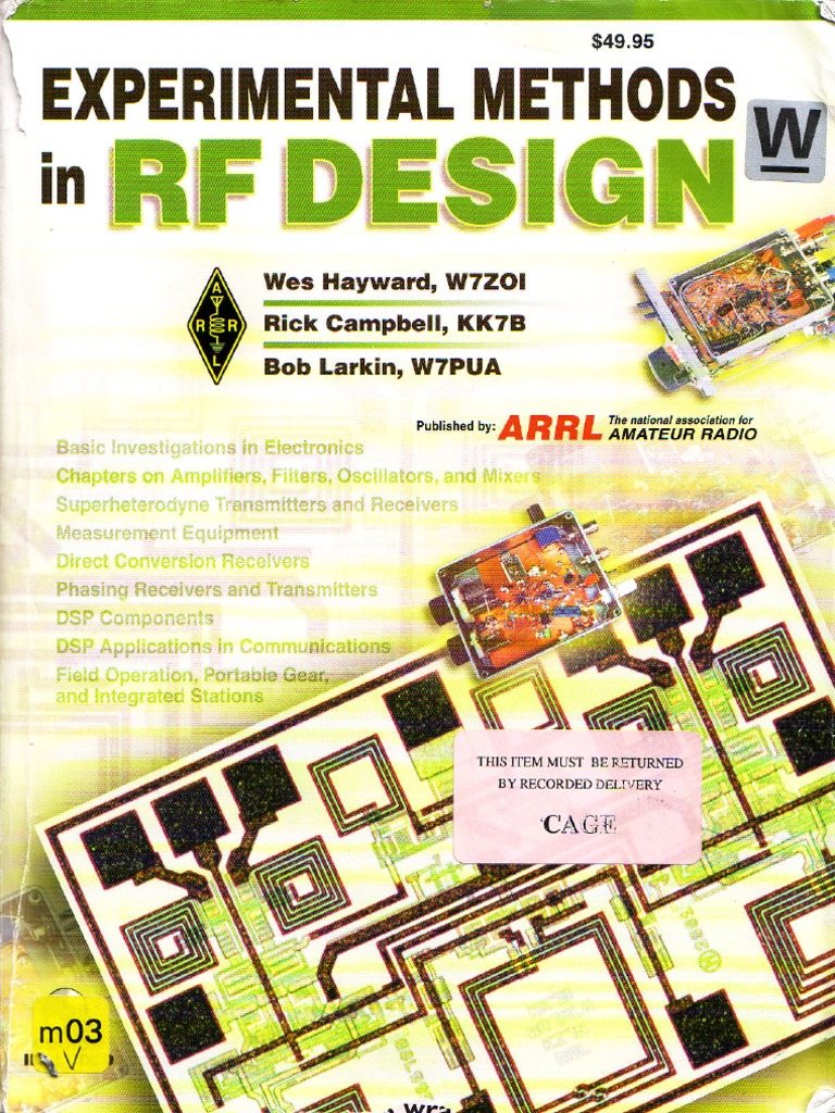 Experimental Methods in RF Design | PDF
