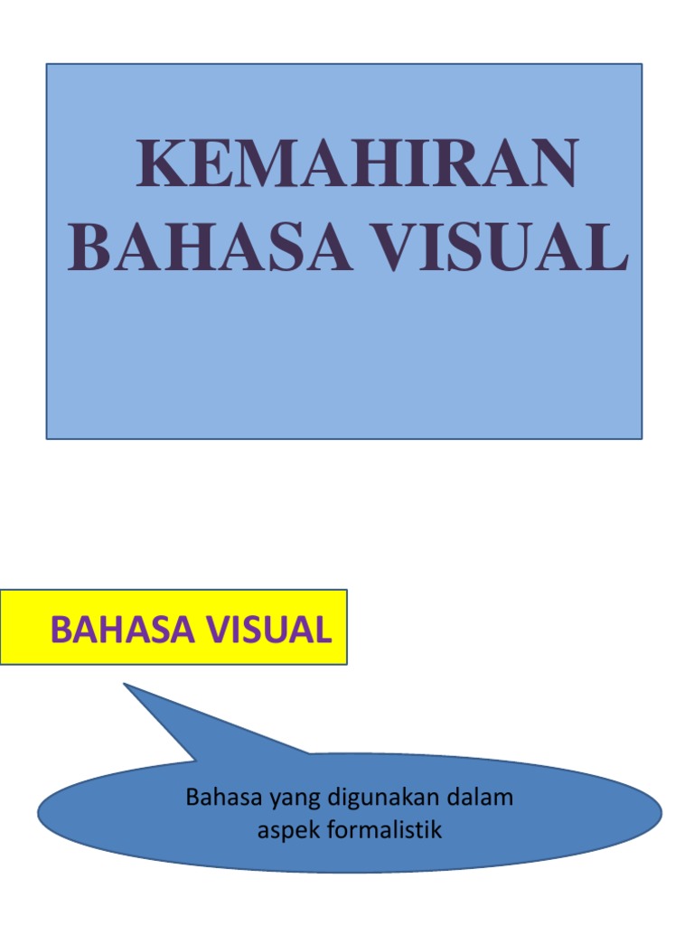 Kemahiran Bahasa Visual | PDF