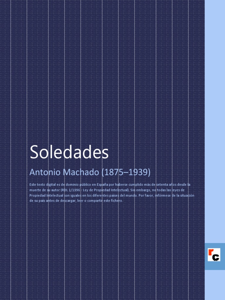Antonio Machado - Soledades PDF | PDF