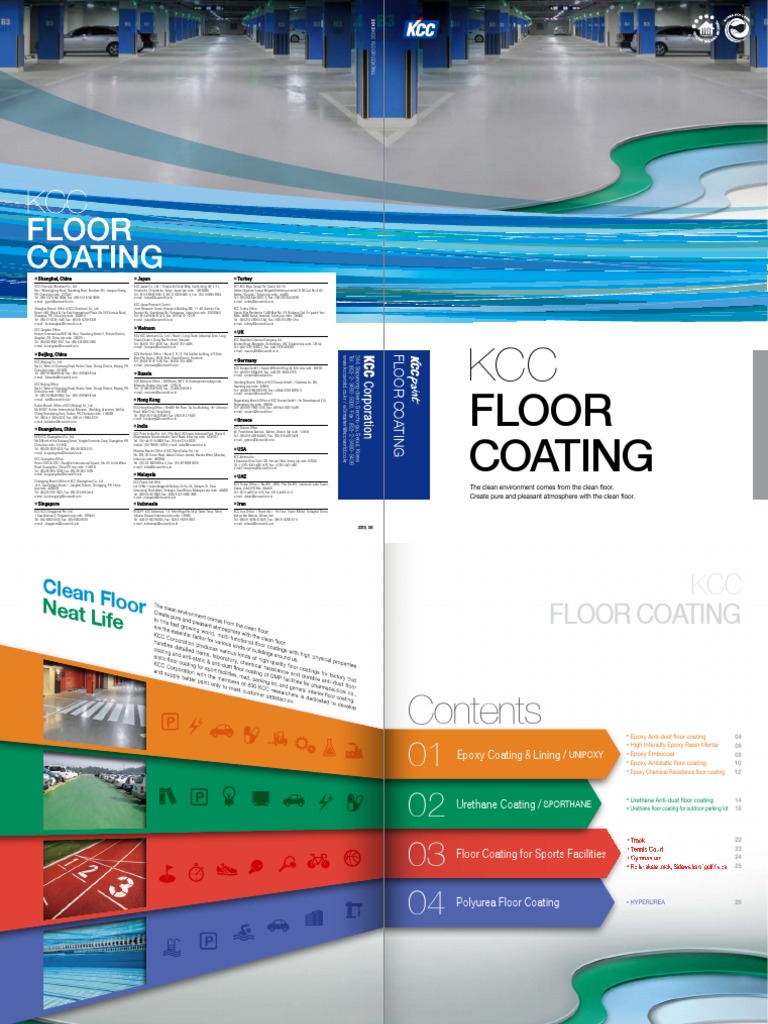 KCC FLOOR COATING (catalogue).pdf | Epoxy | Coating