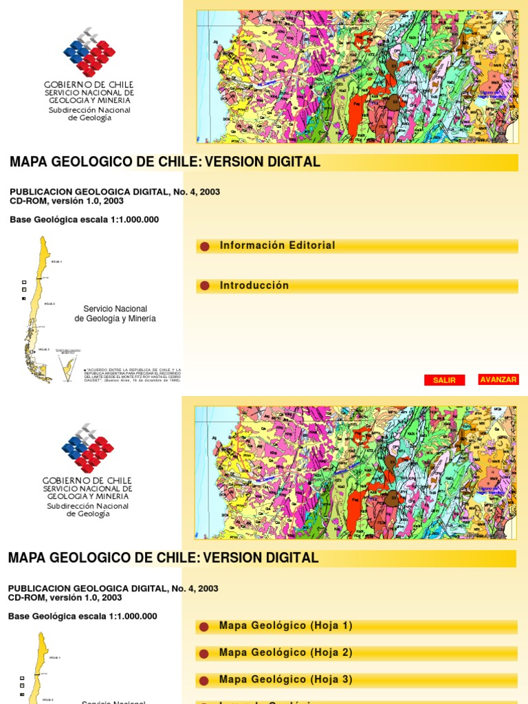 MAPA GEOLOGICO DE CHILE.pdf | Chile | Andes