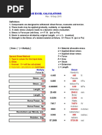Strength of Materials Formula Sheet | PDF | Strength Of Materials ...