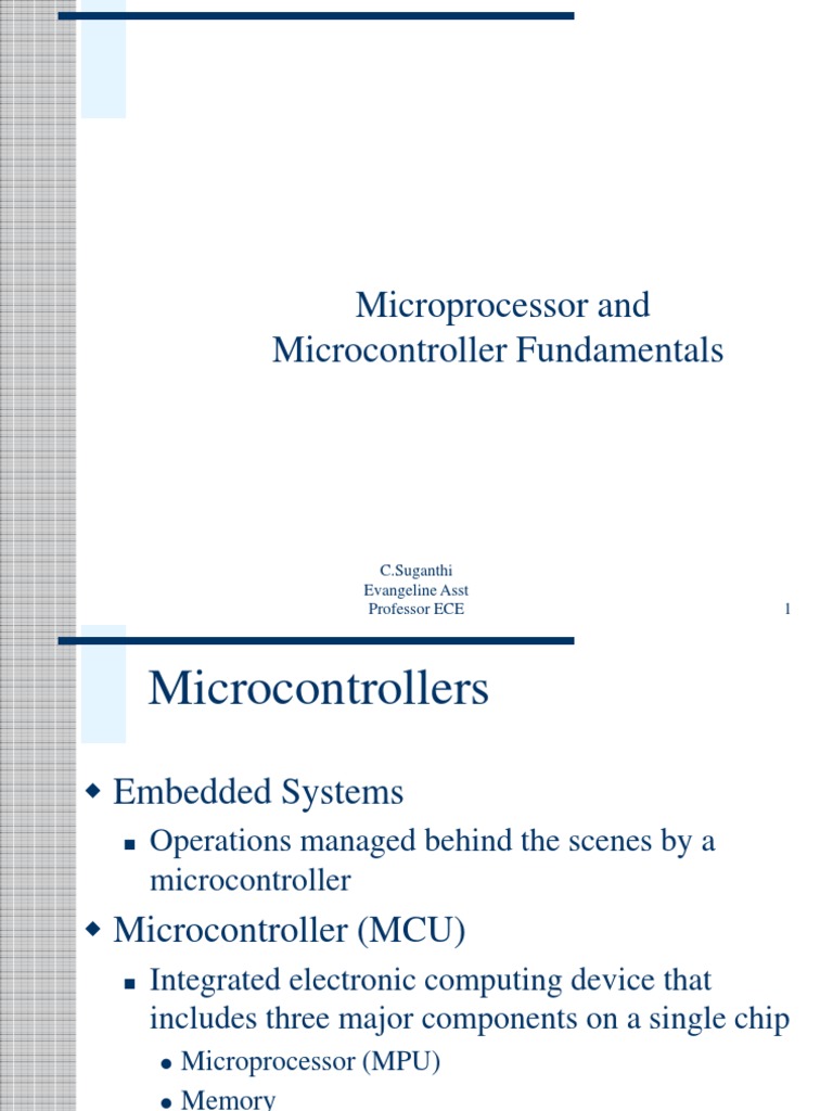 Microprocessor And Microcontroller Fundamentals Explained Pdf Microcontroller Inputoutput