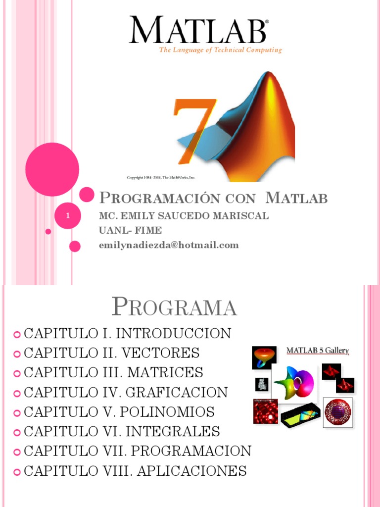 Introduccion Matlab | PDF | Flujo de control | Matriz (Matemáticas)