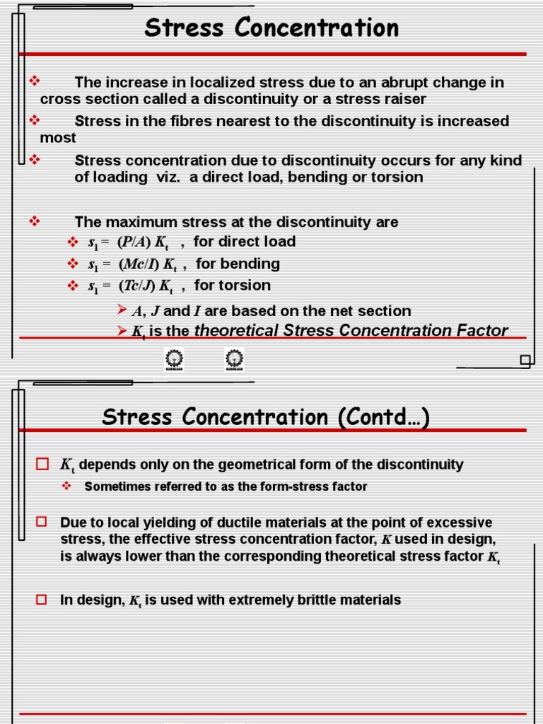 Theoretical Stress Concentration Factor | PDF | Ellipse | Stress ...