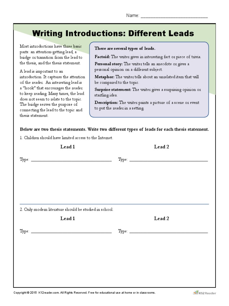 Writing Leads | PDF | Writers | Mass Media