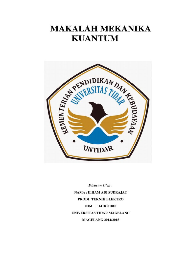 Makalah Mekanika Kuantum | PDF | Filsafat | Sains & Matematika