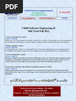 CS603 Software Architecture and Design Handouts | PDF | Conceptual Model | Design