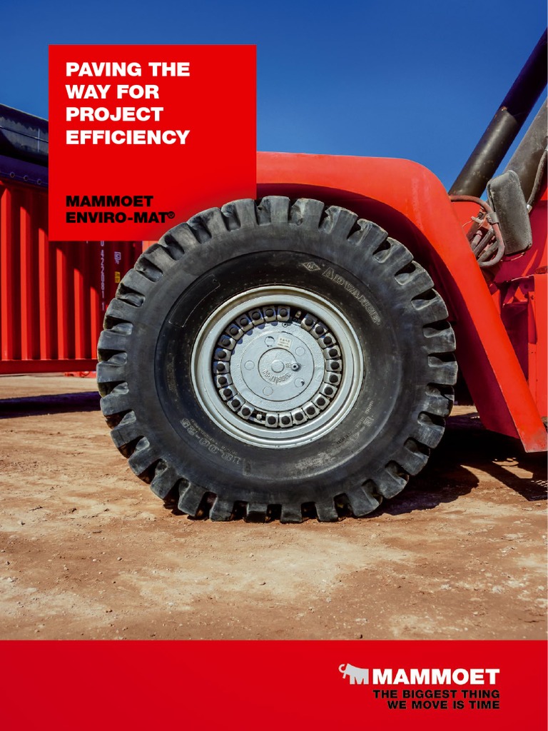 Paving The Way For Project Efficiency: Mammoet Enviro-Mat | PDF | Soil ...