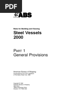 BV Rules for Steel Ship Classification | PDF | Ships | Shipping