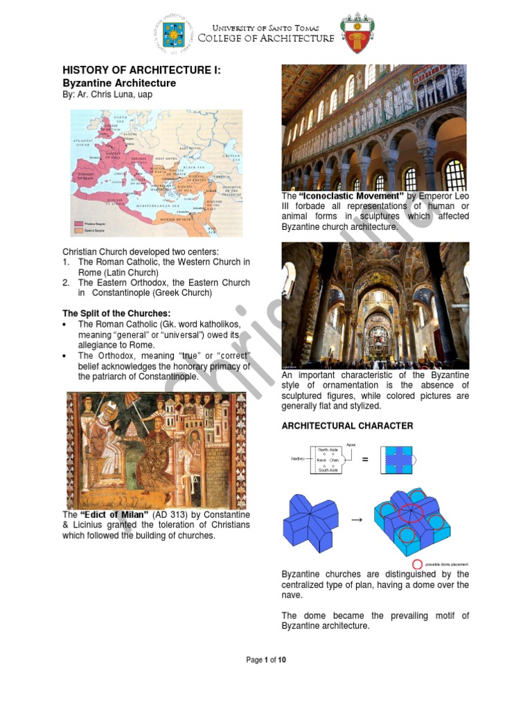 7 Byzantine Architecture | PDF | Religion And Belief