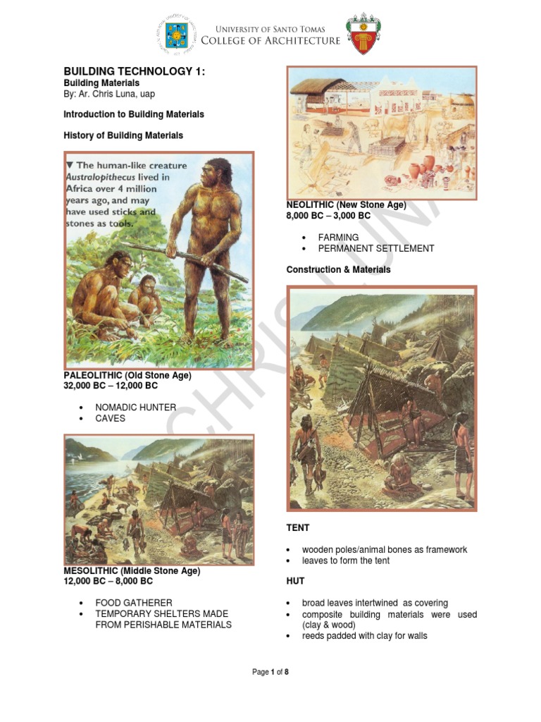 Intro To BLDG Matl Handout | PDF | Building Materials | Concrete