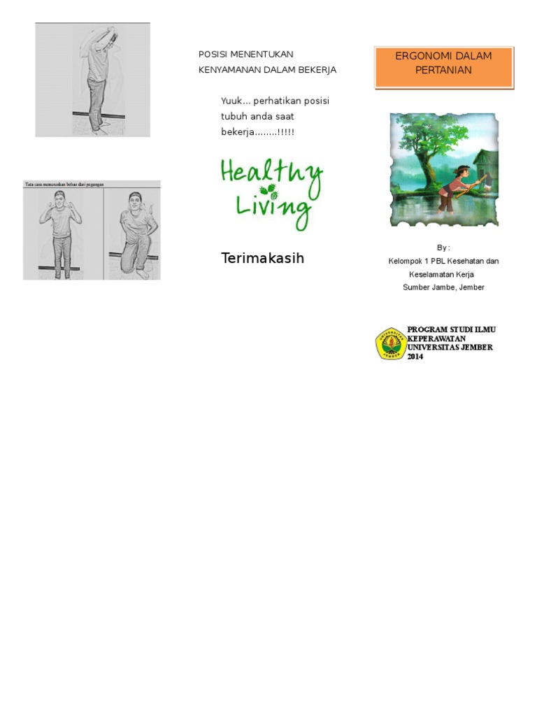 Leaflet Ergonomi | PDF