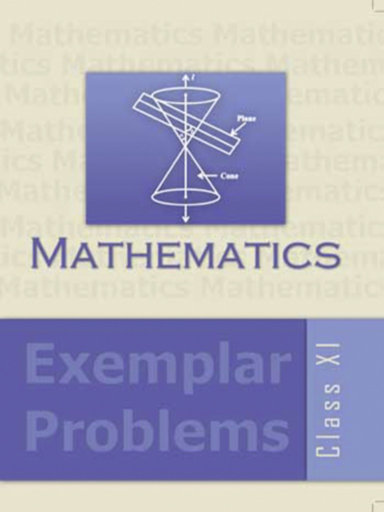 Class XI Mathematics Exemplar Problem PDF | PDF | Teaching Methods ...