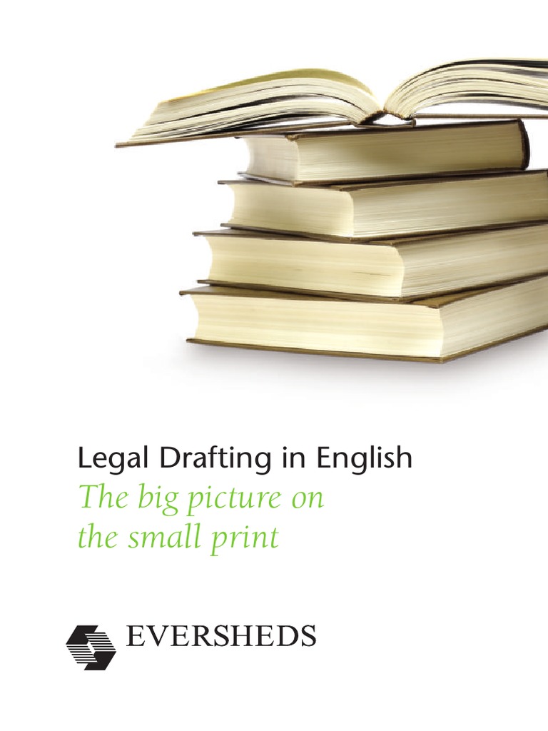 Legal Drafting in English PDF | PDF