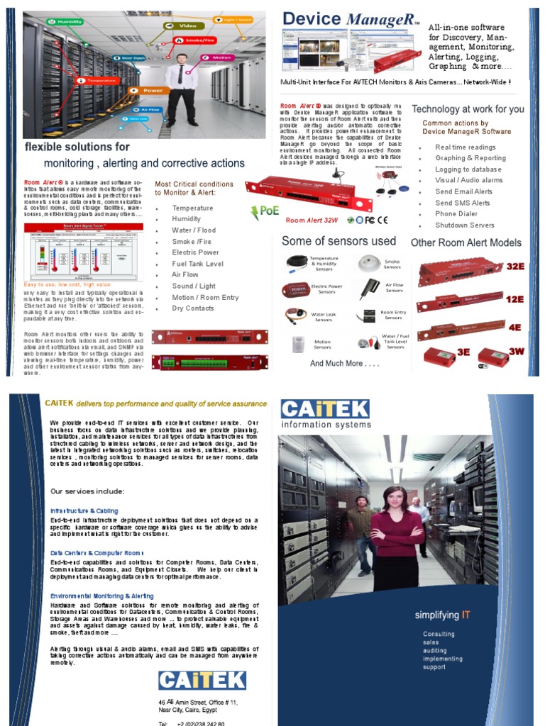 Introduction To Room Alert | PDF | Data Center | Computer Network