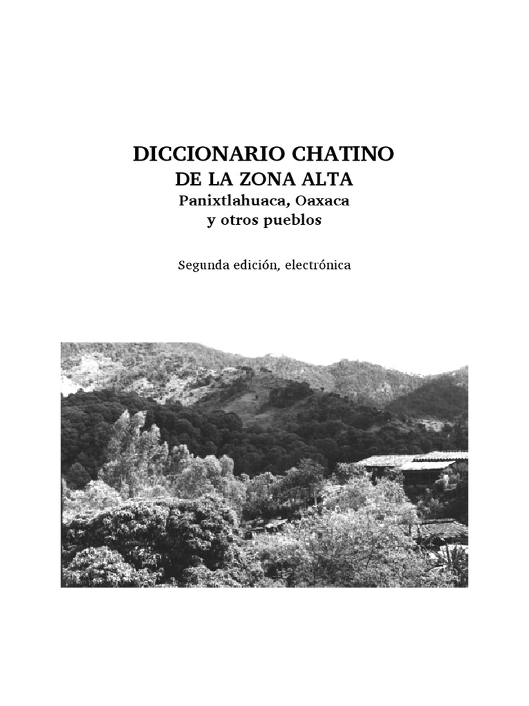 Diccionario Chatino PDF | PDF | Verbo | Palabra