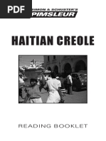 Haitian Creole Language Cards | PDF | Haiti | Greater Antilles