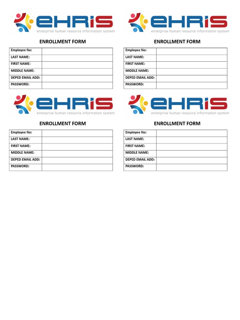 Ehreis Enrollment Form | PDF | Career & Growth | Computers