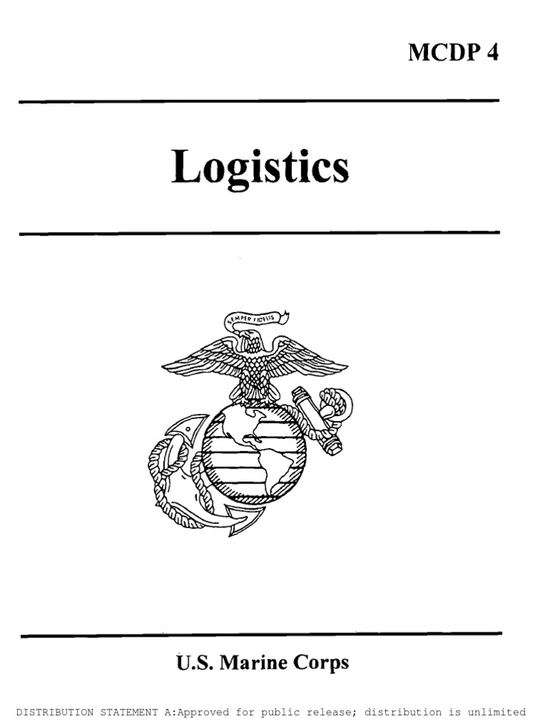 MCDP 4 Logistics | Logistics | United States Marine Corps