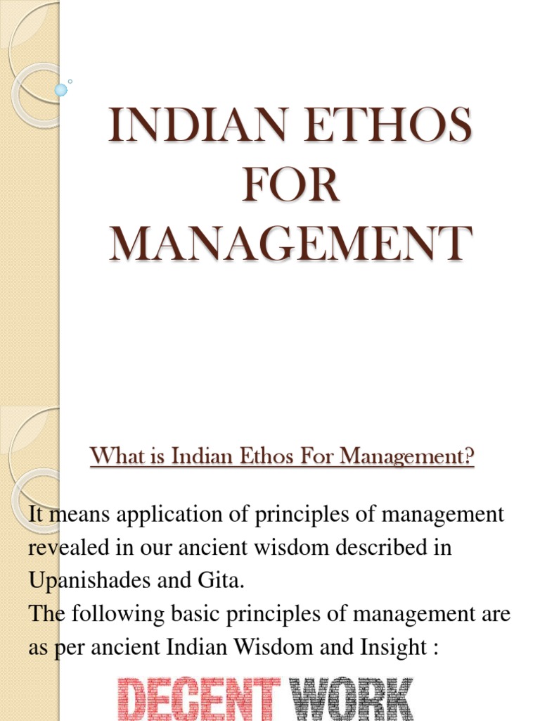 Indian Ethos FOR Management | PDF | Consciousness | Mind