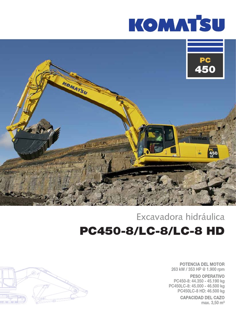 PC450LC 8 PDF | PDF | Transmisión (Mecánica) | Bomba