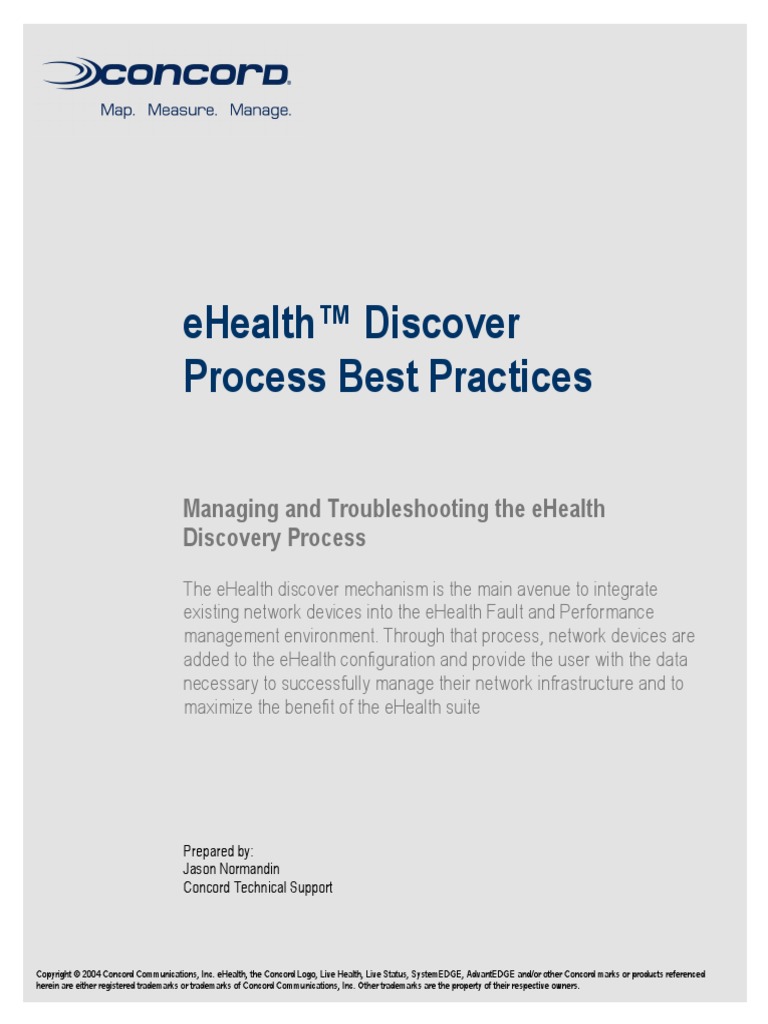 Discover Best Practices | PDF | Computer Network | Command Line Interface