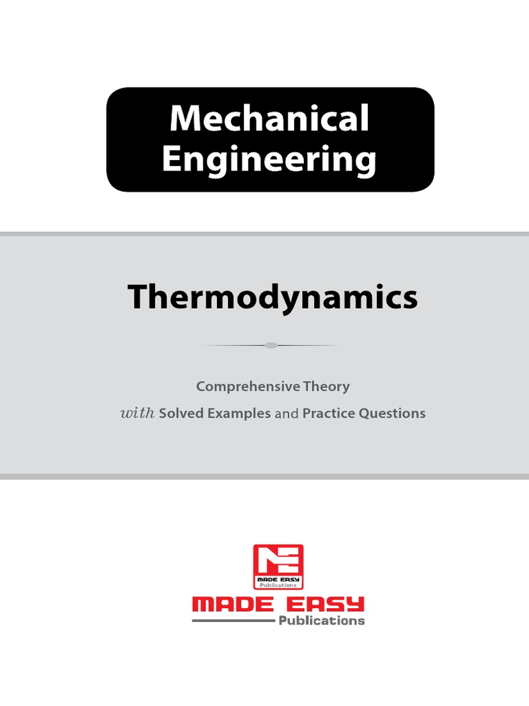 Comprehensive Theory Solved Examples Practice Questions | PDF | Laws Of Thermodynamics ...