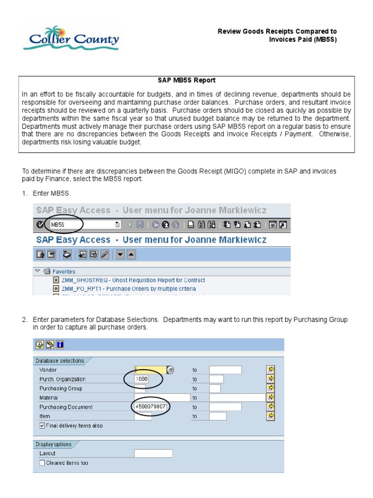 MB5S Report | PDF | Receipt | Invoice