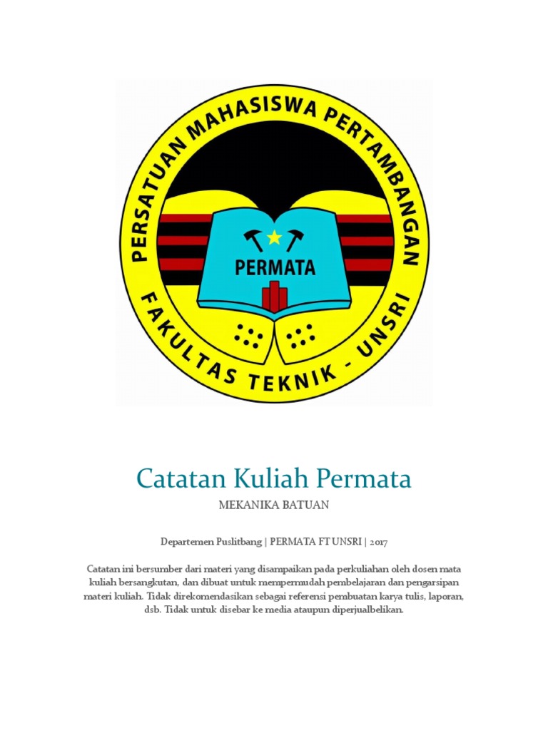 Catatan Kuliah Permata-Mekbat-1 PDF | PDF
