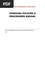 Finance Policies and Procedures Manual - TEMPLATE | PDF | Accounts ...