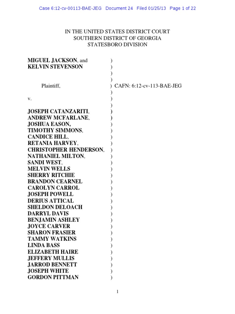 Plaintiffs' First Amended Complaint-ECF | Punitive Damages | Damages