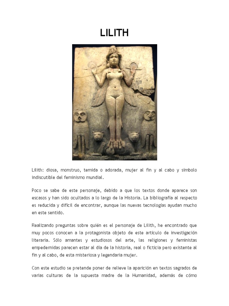 La Historia de Lilith PDF | PDF