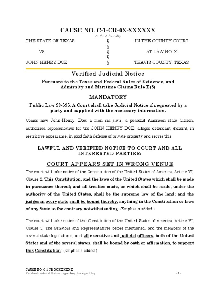 Notice of Foreign Flag | PDF | Flag Of The United States | United ...