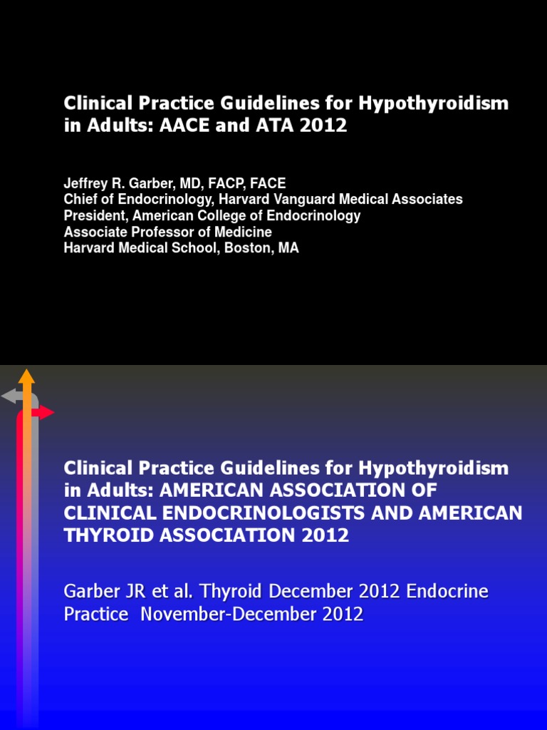 Hypothyroidism Slides | PDF