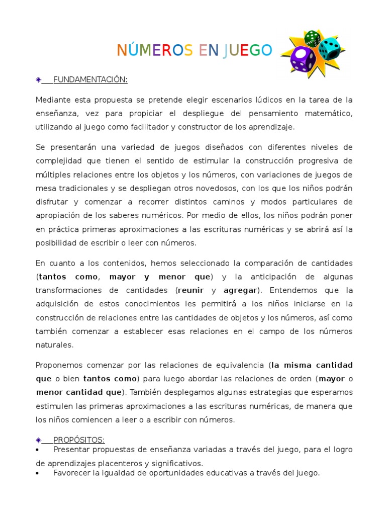Números en Juegos | PDF | Jugando a las cartas | Juegos de rol