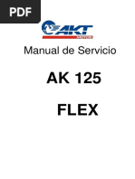 Manual de Taller AKT XM 180 | PDF | Motocicleta | Gasolina