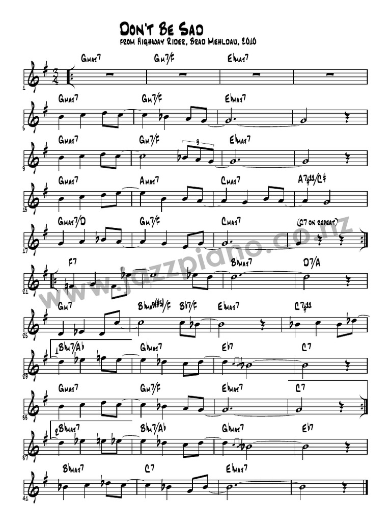 Dont Be Sad PDF | PDF