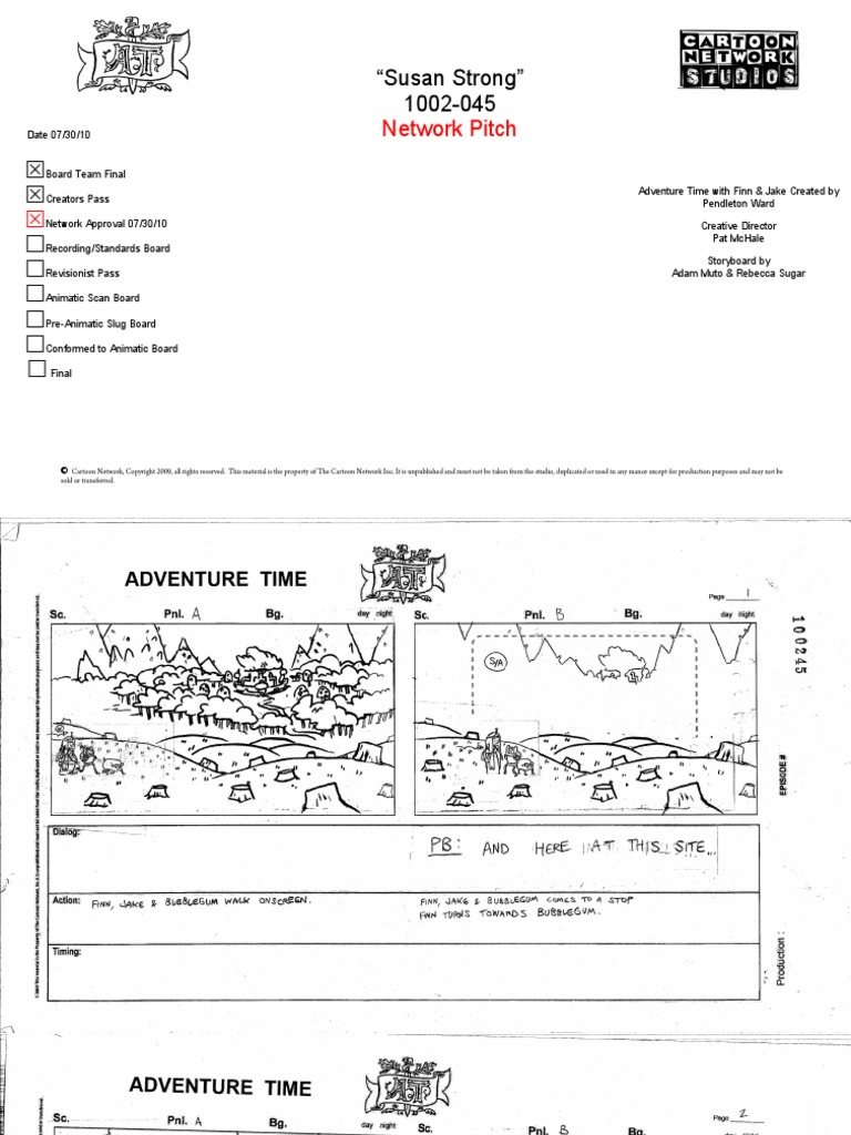 "Susan Strong" Storyboard | PDF | Television Series | American ...