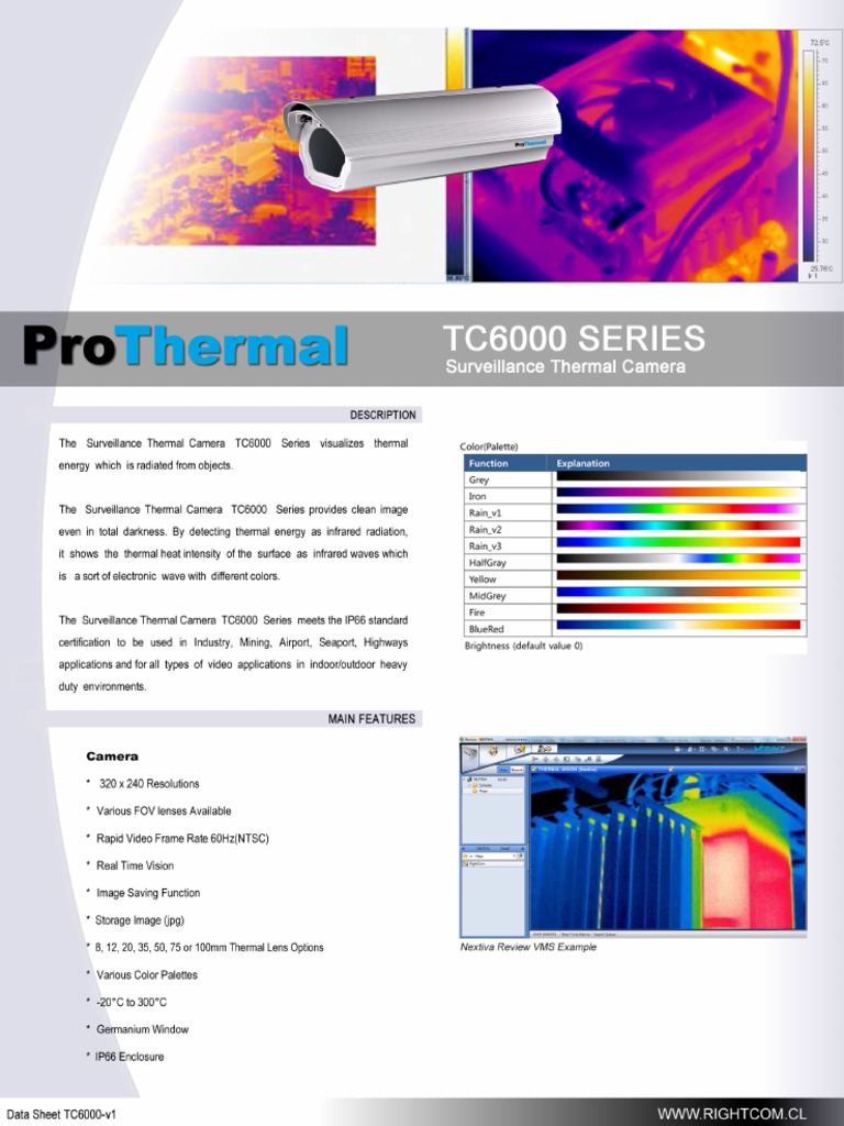 Data Sheet TC-6000 v1 | Download Free PDF | Infrared | Imaging