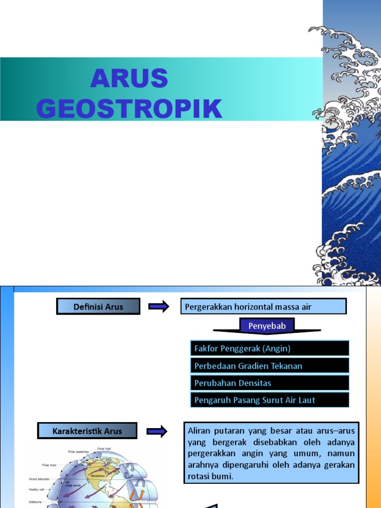 Mekanisme Arus Geostropik dan Coriolis | PDF