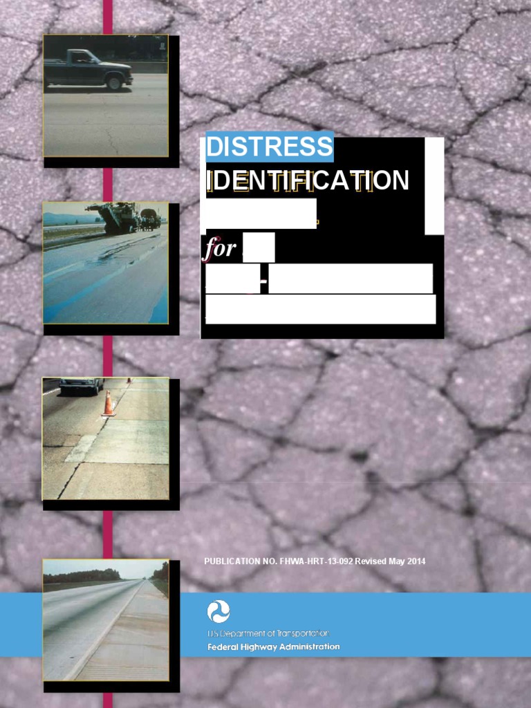 Distress Manual 2014 | PDF | Road Surface | Concrete