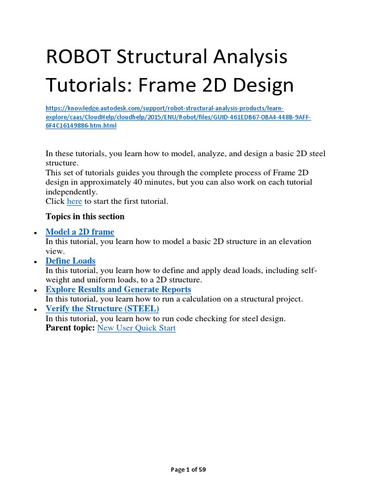Tutorials Frame 2D Design | PDF | Dialog Box | Cartesian Coordinate System