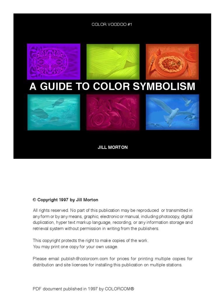 A Guide To Color Symbolism PDF | PDF | Rgb Color Model | Green