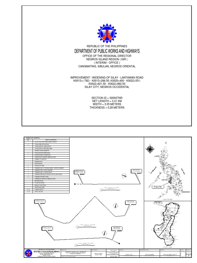 DPWH Road & Gutter Details.pdf | Road Surface | Composite Material