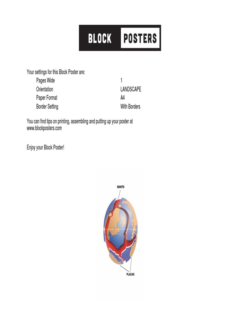 Block Poster Printing Settings and Tips | PDF